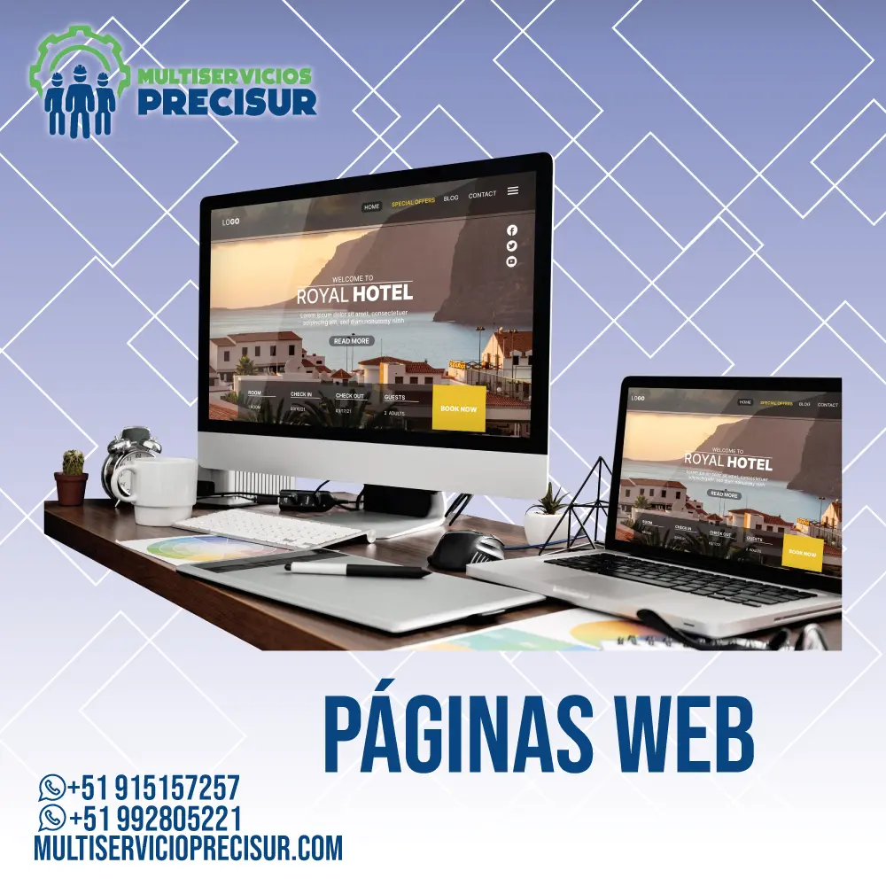 Páginas Web - Multiservicios Precisur